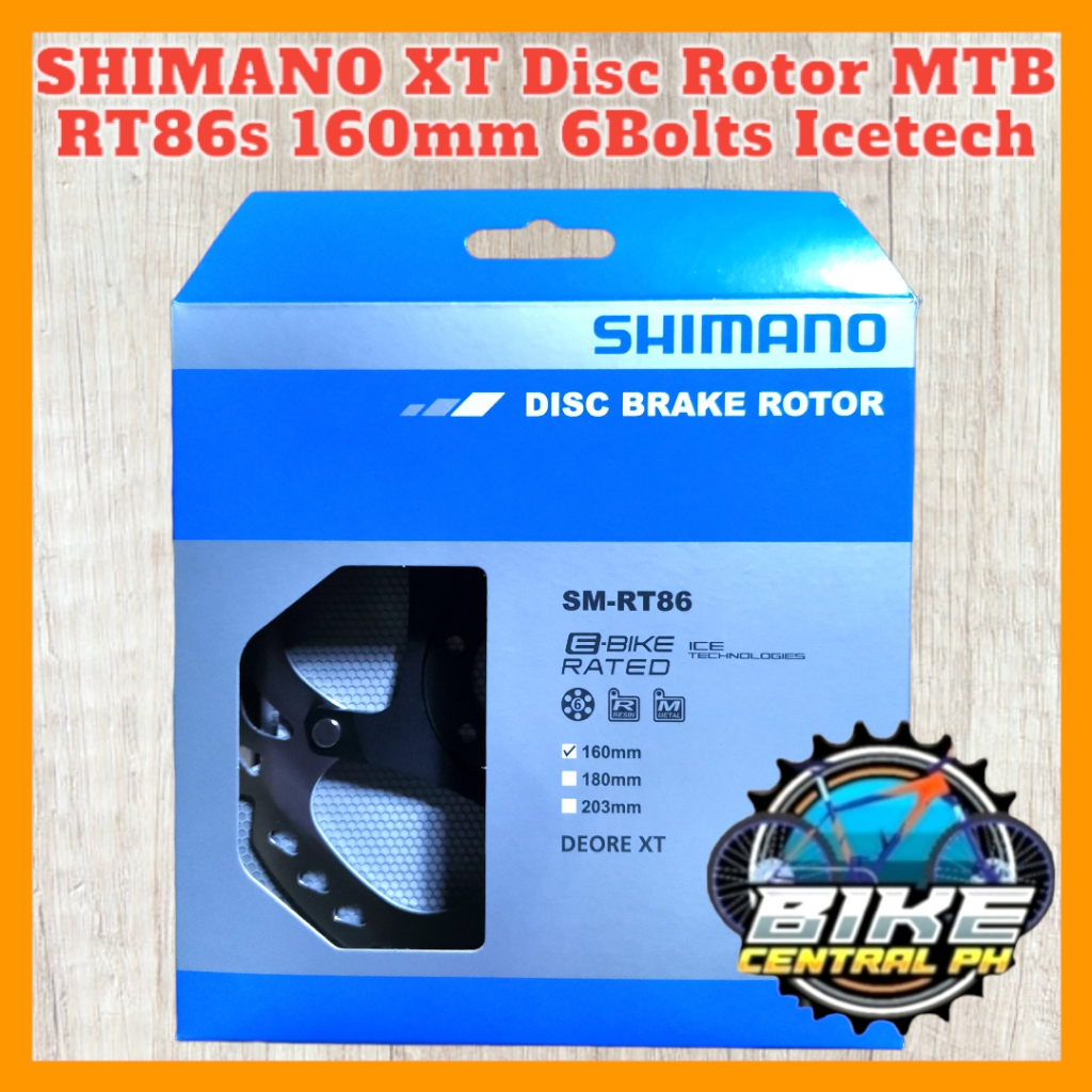 SHIMANO Disc Rotor SM-RT86 MTB XT Icetech 1pc | Shopee Philippines