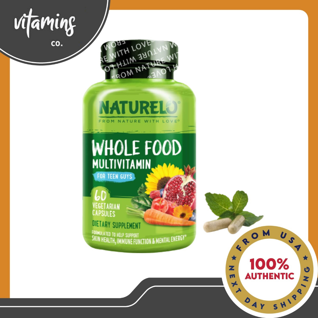 Naturelo Multivitamin for Teen Guys (60 count) | Shopee Philippines