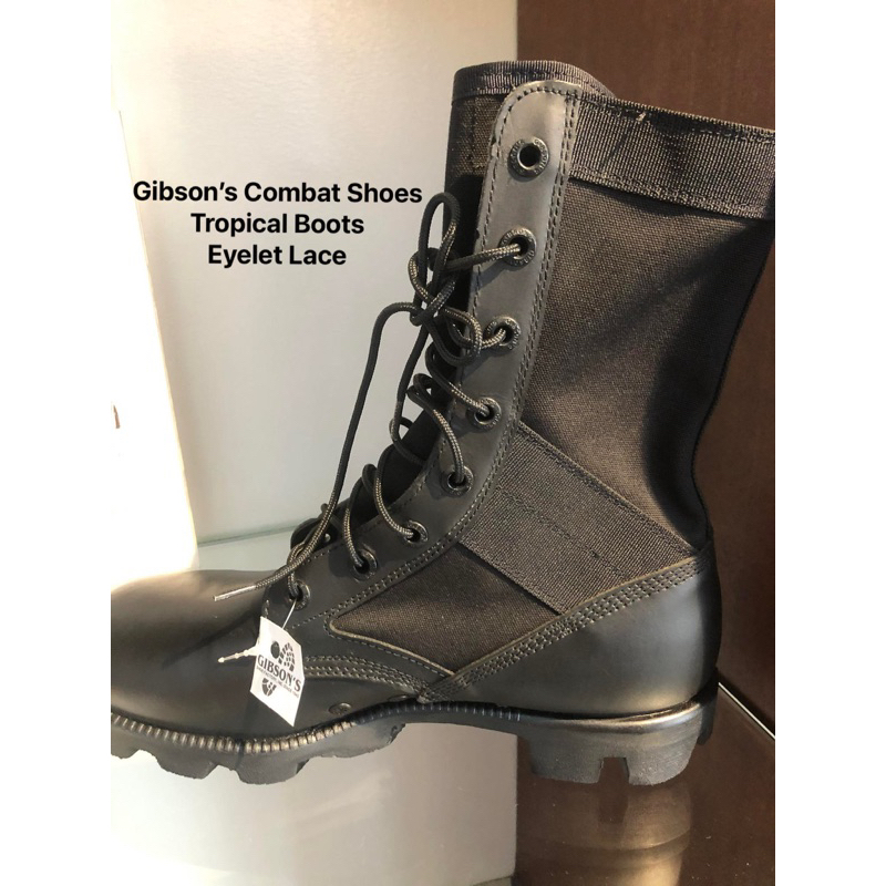 Gibson’s Tropical Combat Shoes - Eyelet Lace | Shopee Philippines