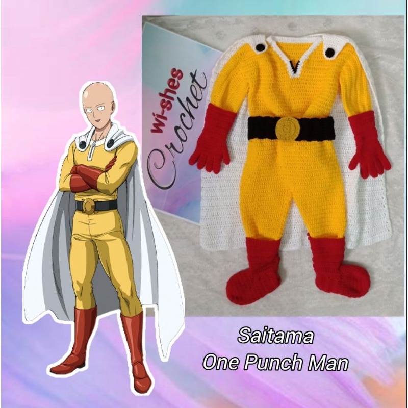Wishes Crochet One Punch Man Costume crochet | Shopee Philippines