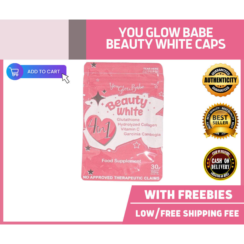 U GLOW BABE BEAUTY WHITE CAPSULE | Shopee Philippines