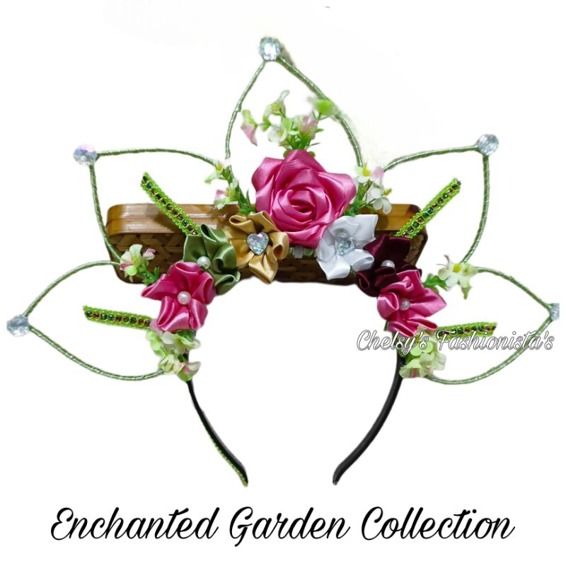 Flower crown enchanted garden fashion headpiece | Shopee Philippines