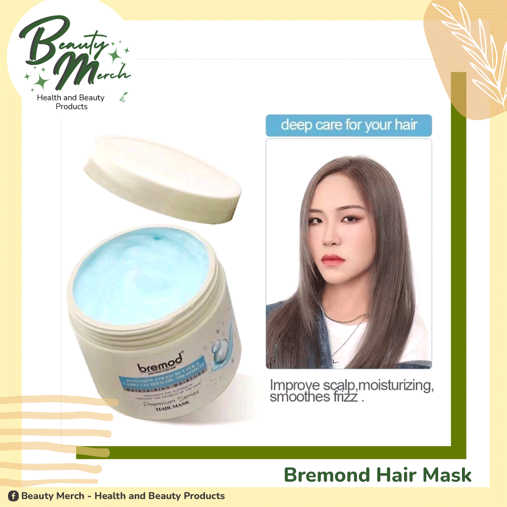 BREMOD PREMIUM intensive hair mask keratin treatment(COD) | Shopee ...