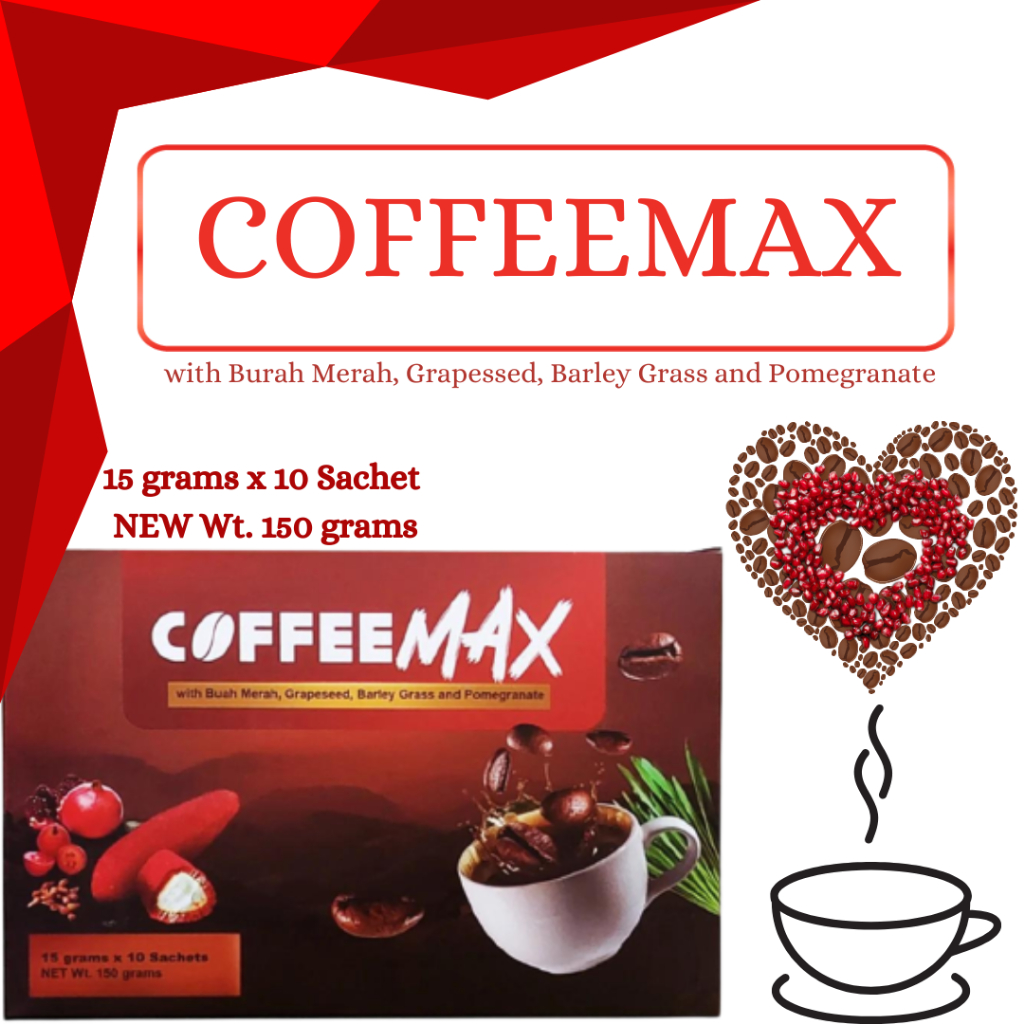 (BUY 1 BOX) Coffee Max Coffee Mix (15g x 10 sachets) (Net Wt. 150 grams ...