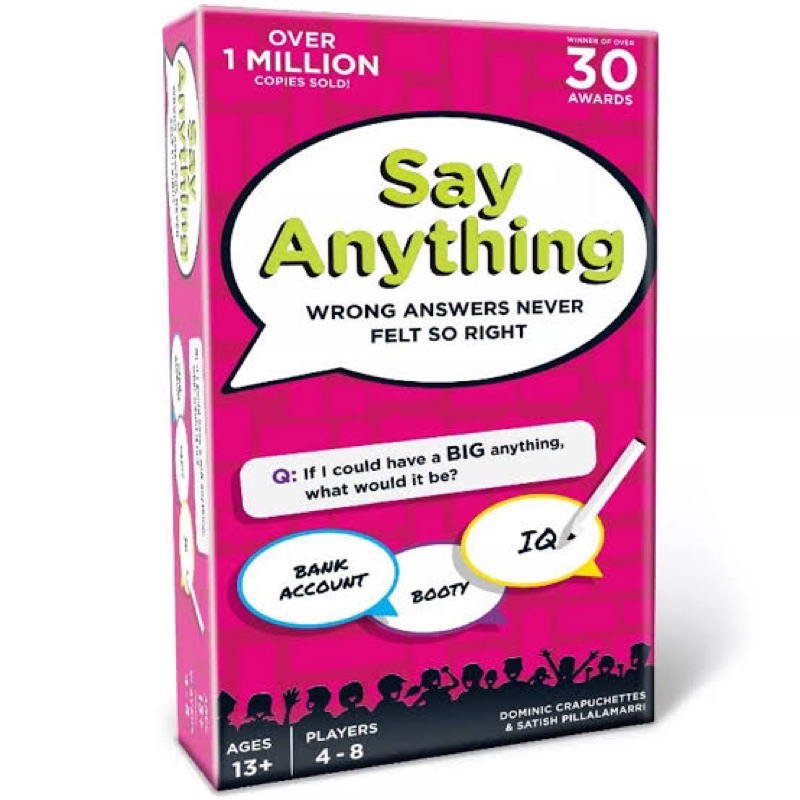 Authentic Say Anything Game Board | Shopee Philippines
