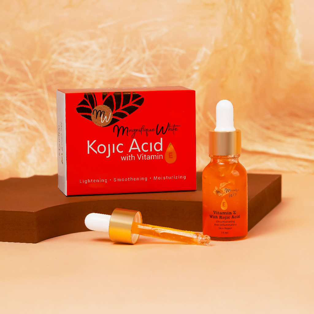 Manna Kojic Duo Set (Kojic Acid Soap and Vitamin E Serum) Removes Dark ...
