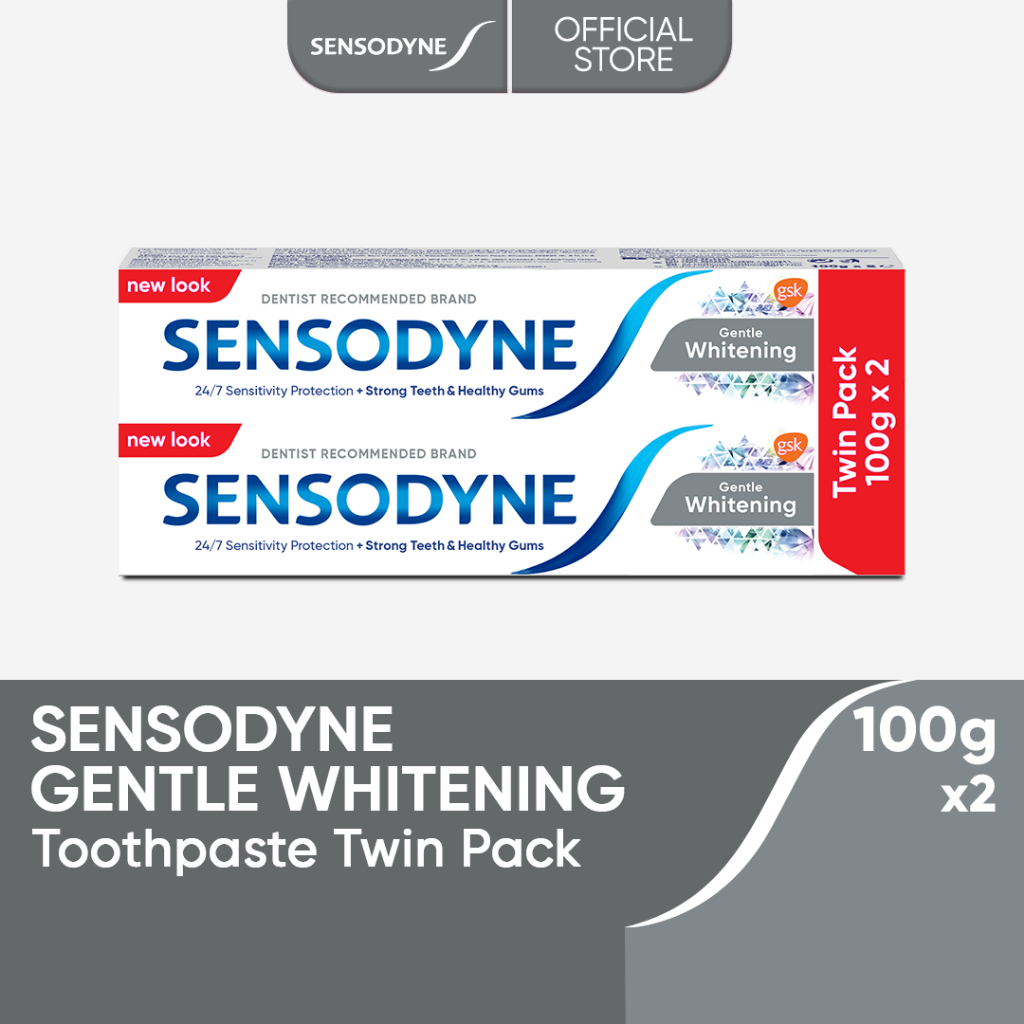 Sensodyne Gentle Whitening Toothpaste 100g (Twin Pack) | Shopee Philippines