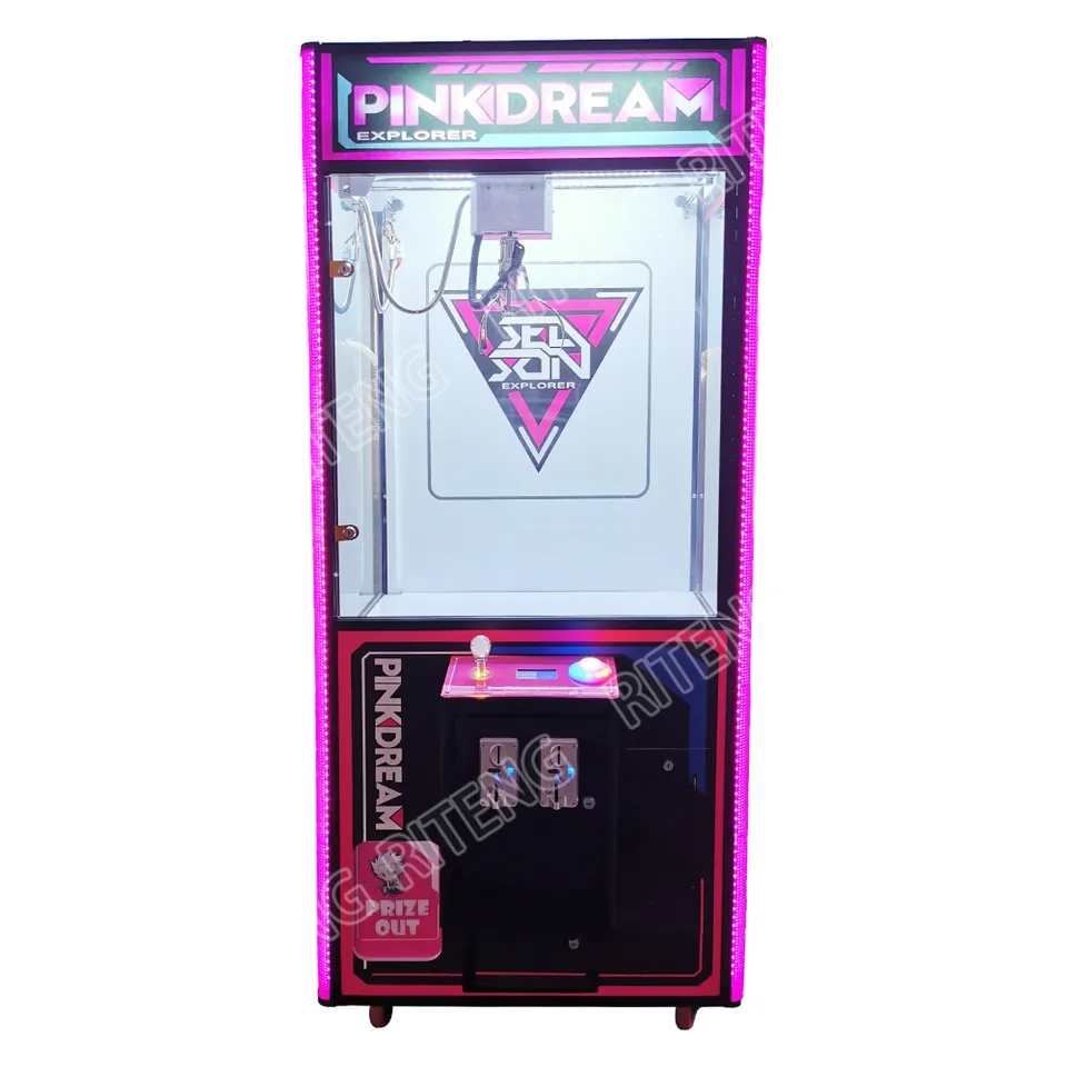Cheap Coin Operated Toy Crane Claw Vending Arcade Teddy Bear Crane Game ...