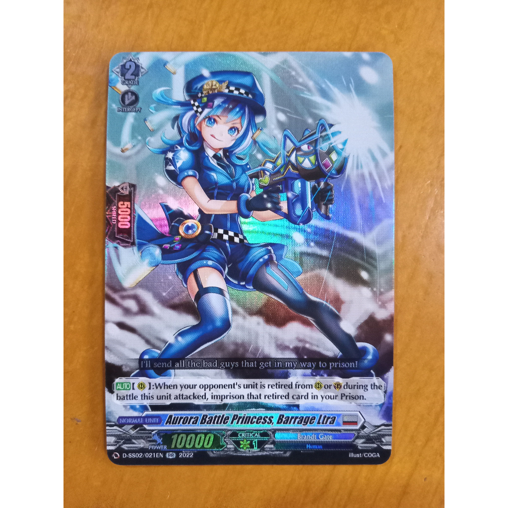 CFV Aurora Battle Princess, Barrage Ltra RR D-SS02 Brandt Gate Cardfight Vanguard English ...