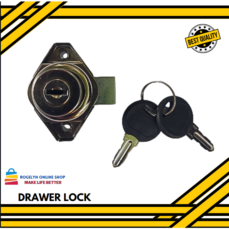 Drawer locks Core desk lock showcase lock with keys | Shopee Philippines