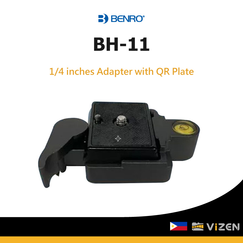Benro BH-11 1/4 inches Adapter with QR Plate | Shopee Philippines
