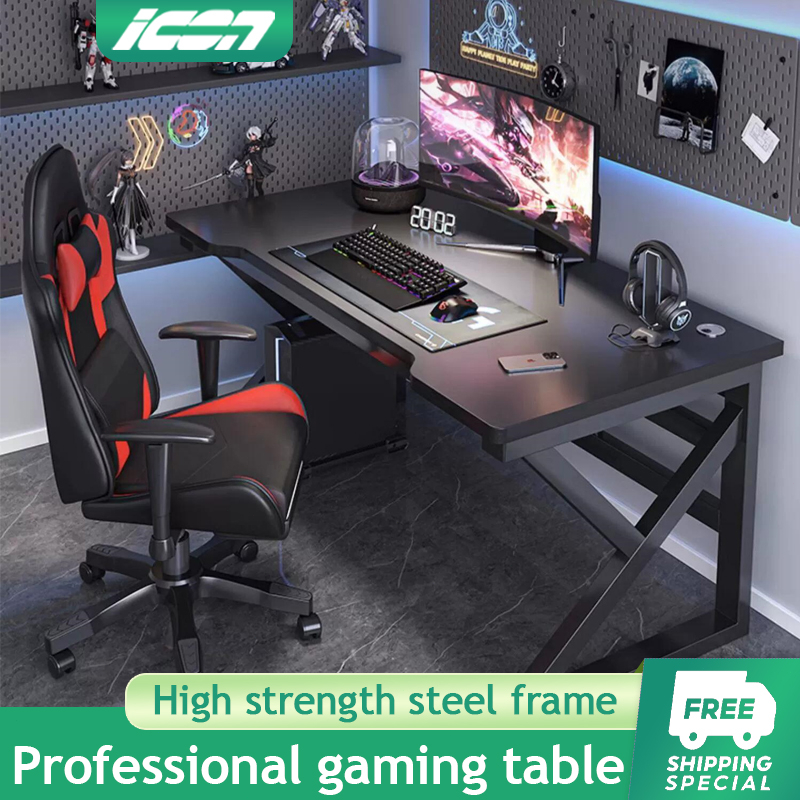 Games Computer Table for desktop 80/100/140cm PC Desk Gaming Tables Office Desk set studydesk ...