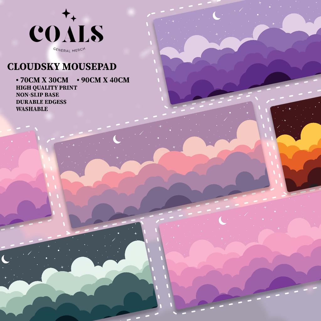 CloudSky Extended Mousepad | Large Gaming Deskmat | Shopee Philippines