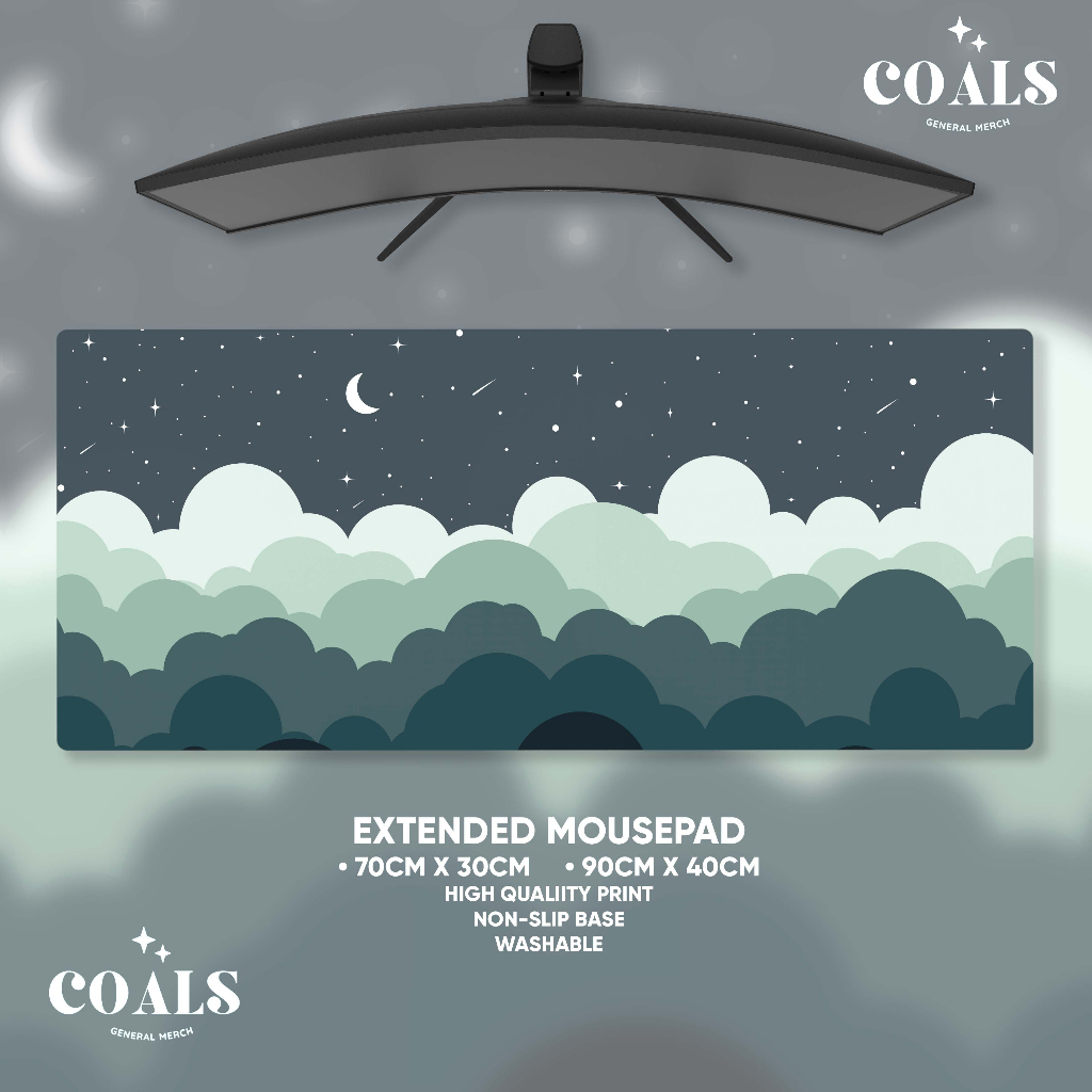 CloudSky Extended Mousepad | Large Gaming Deskmat | Shopee Philippines