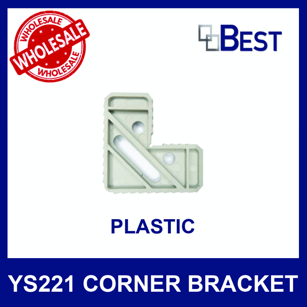 SD Corner Bracket YS221 Plastic (100pcs) Sliding Screen Window | Shopee ...