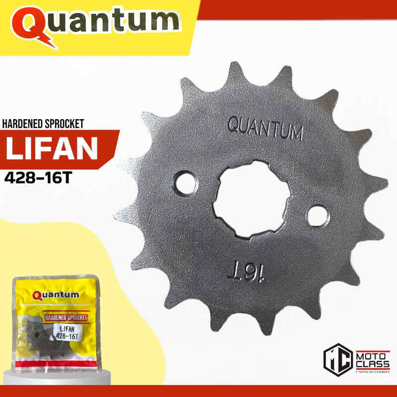 QUANTUM ENGINE SPROCKET LIFAN 428-16T [109314] | Shopee Philippines