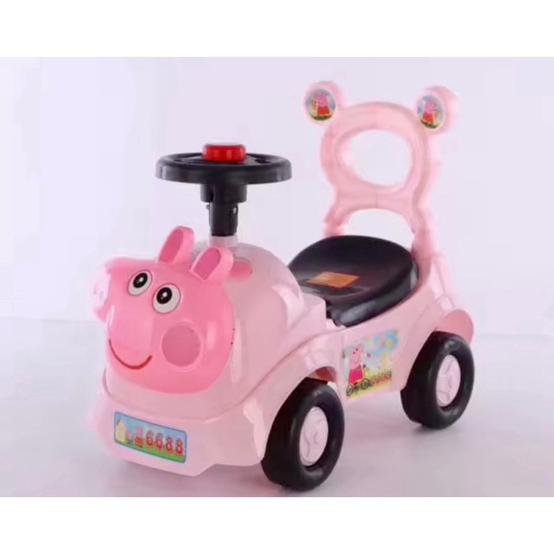 Peppa Pig Baby Ride on Toys Kids Cartoon Car with light and music ...