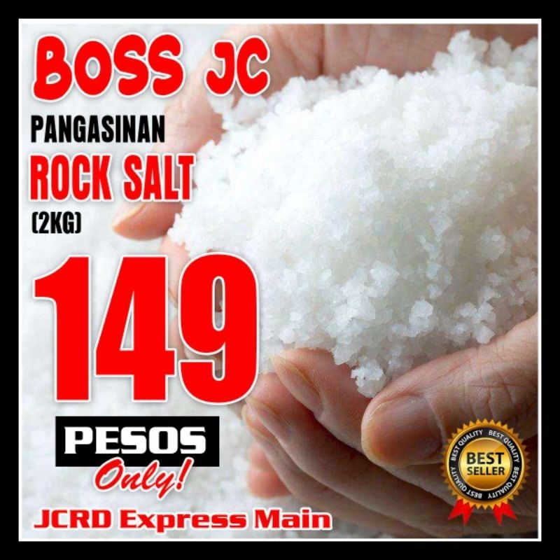 BOSS JC Premium Rock Salt 2kg (Dasol Pangasinan) | Shopee Philippines