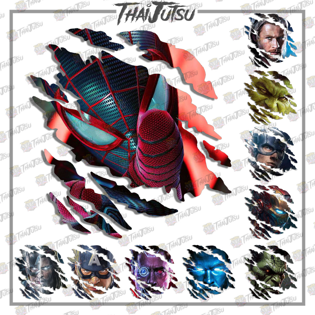 AVENGERS | ANIME SCRATCH STICKER【ThaijutsuStickers】 | Shopee Philippines