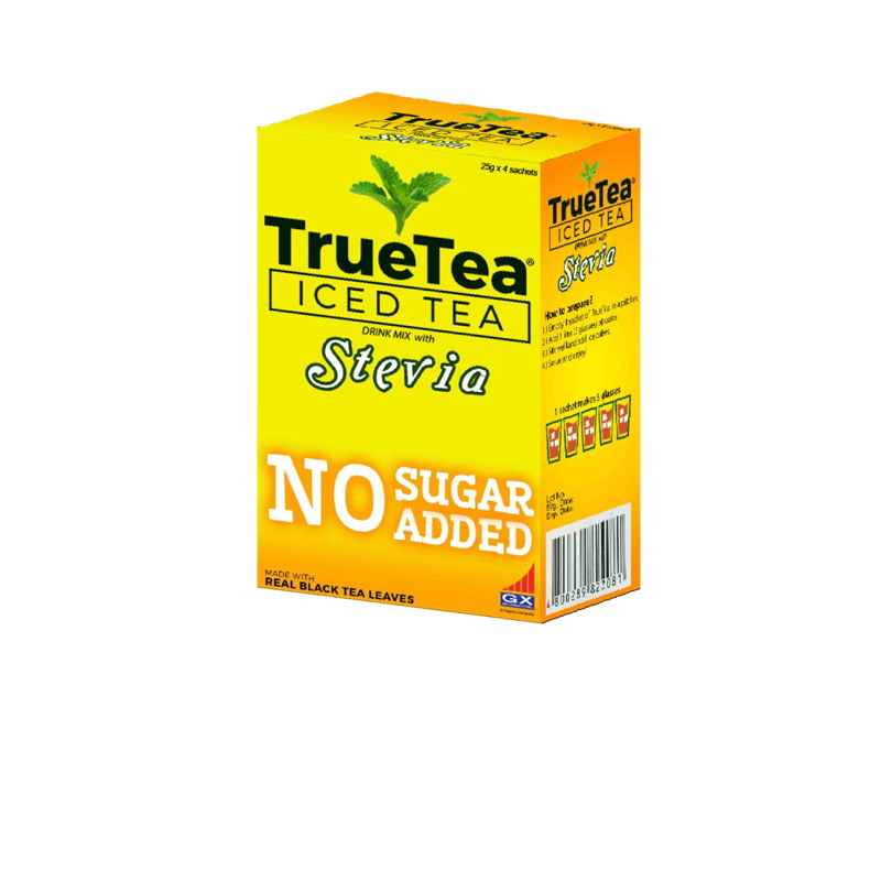 TrueTea Iced Tea Drink Mix with Stevia No Sugar Added | Shopee Philippines