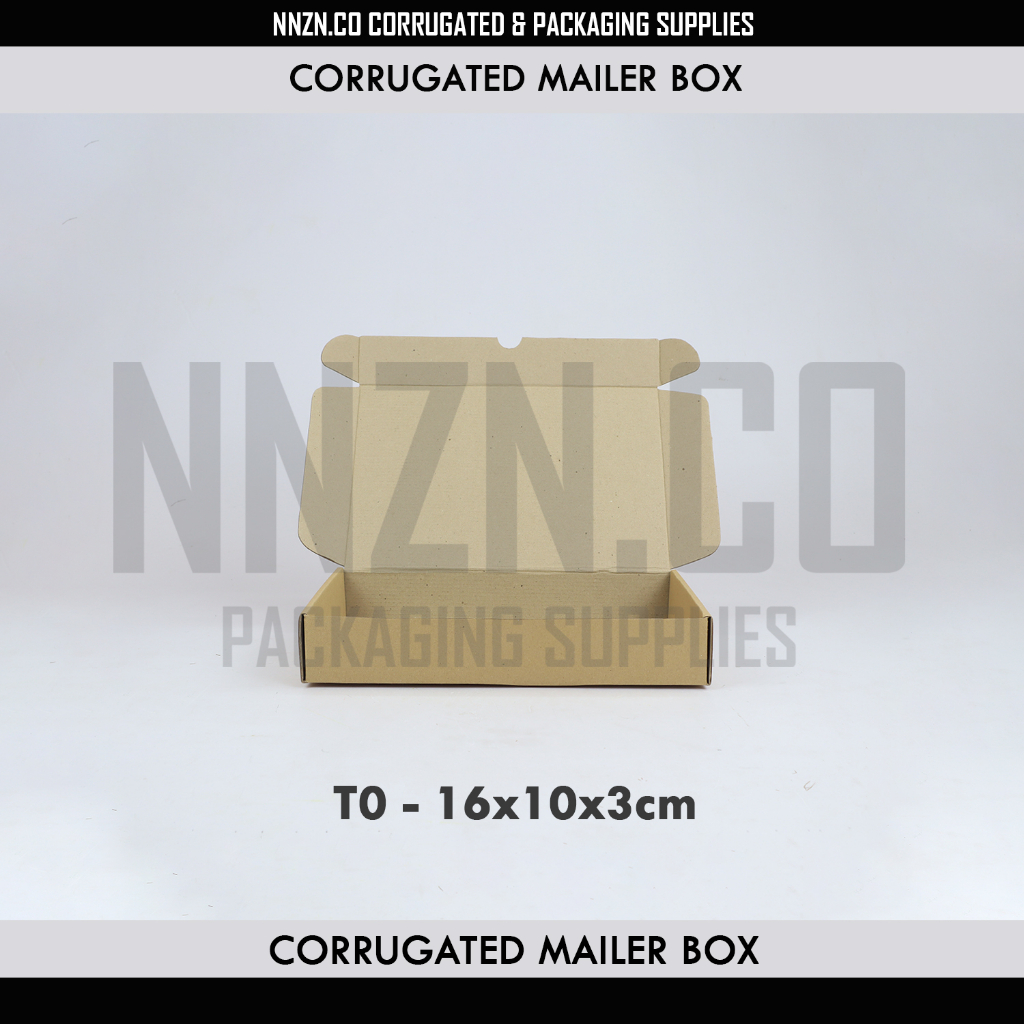 NNZN M-Mailer Box Corrugated Brown Kraft Box T-Mailer Shipping Box Gift ...