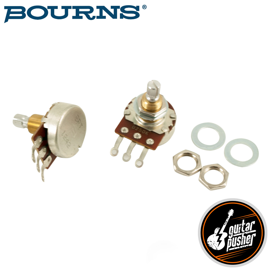 Bourns Pro Audio 250k Audio Taper Long Life Potentiometer 3/8 tall ...