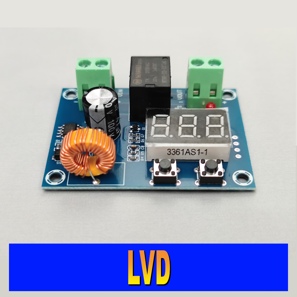 XH-M609 / HCW-M635 DC 12V-36V LVD Voltage Protection Module Low Voltage ...