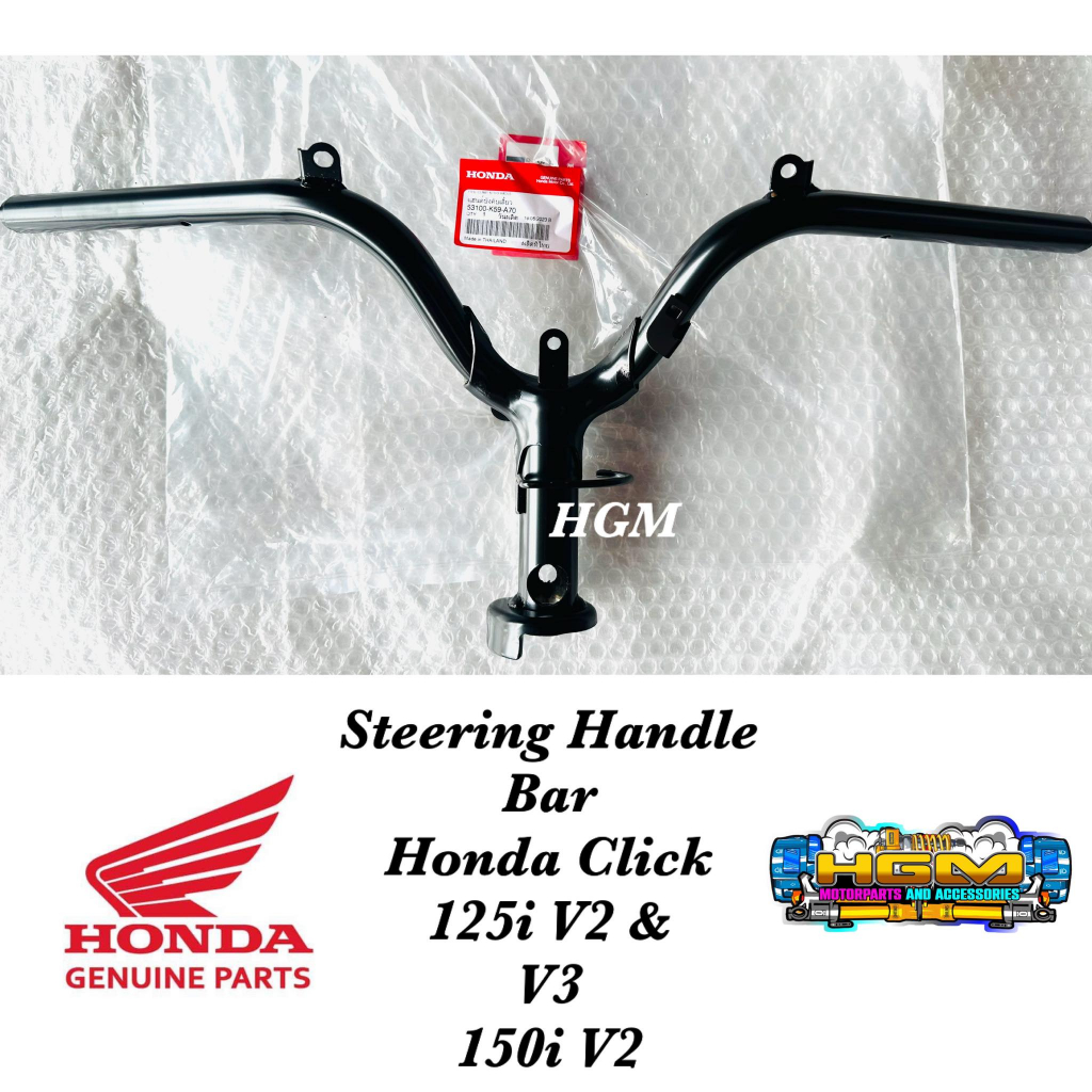 STEERING, HANDLE BAR HONDA CLICK 125i/150i V2 125i V3 | 53100-K59-A70 ...