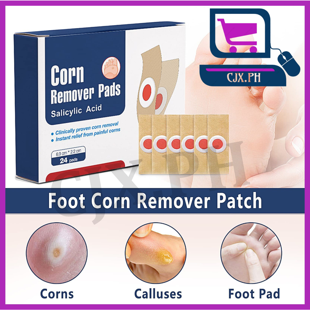 CJX.PH 24PCS Warts remover Foot Corns Remover Patch To remove calluses ...
