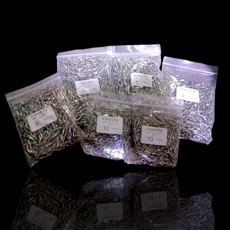 144PCS Yamato Box-Type Swivel Nickel/Silver (Per Gross 144pcs) | Shopee ...