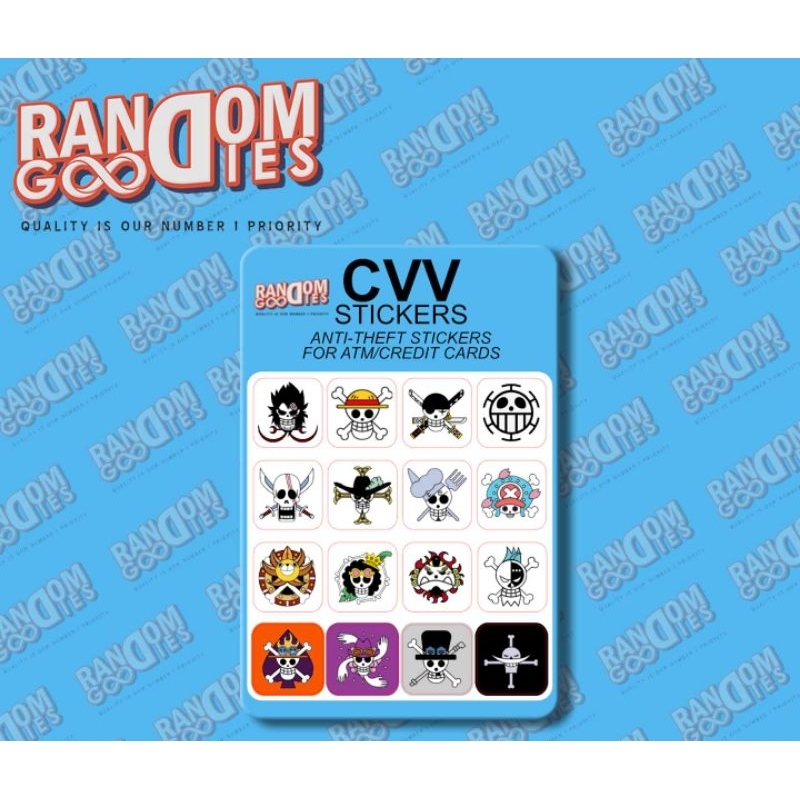CVV COVER For Atm/debit card OnePiece | Shopee Philippines