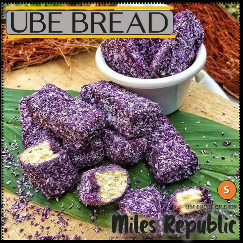 JM FG-0002 | 5 PACKS | Philippines Native Bread | Ube Bar | Ube Bread ...