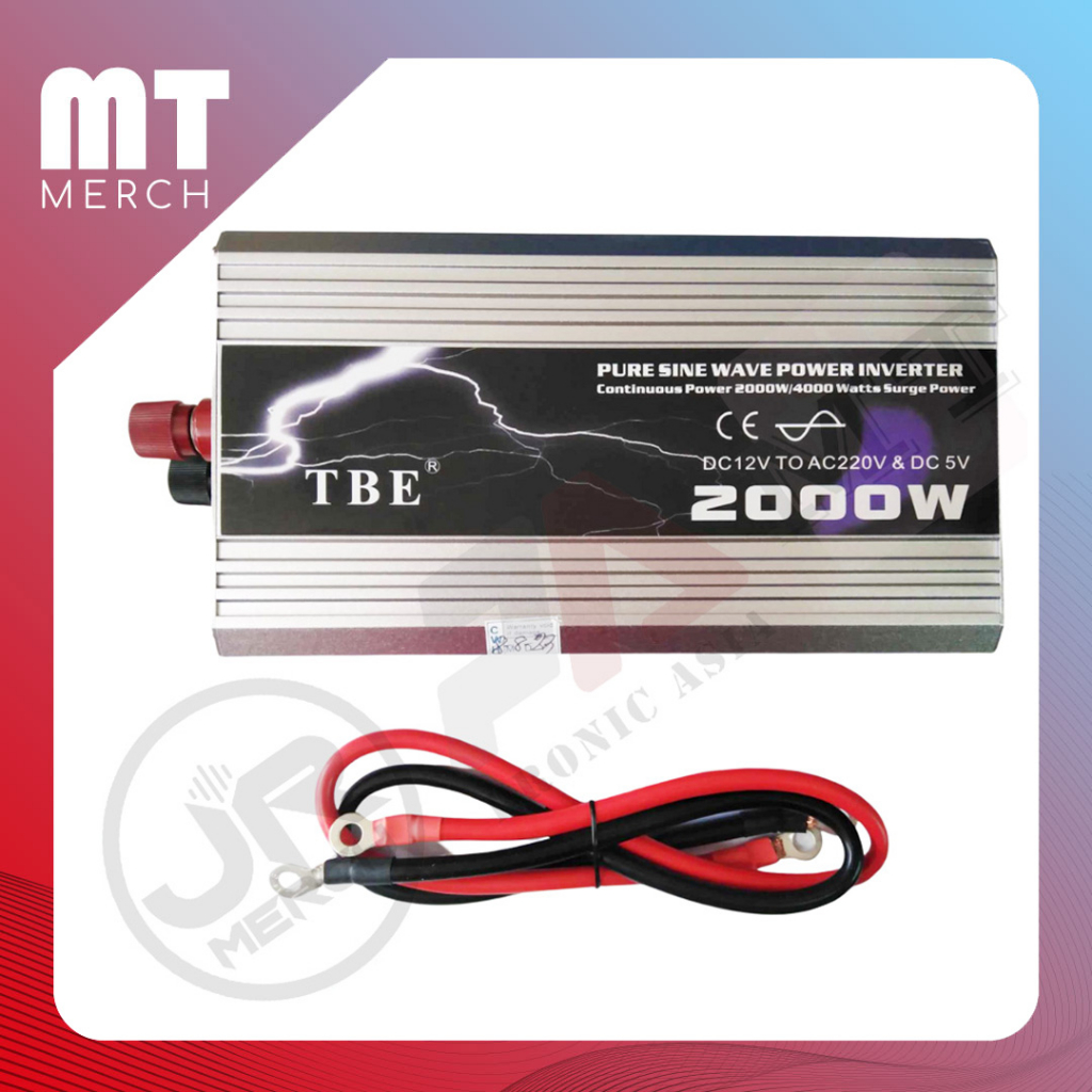 TBE PURE SINEWAVE 2000W INVERTER (TBE-2000W) | Shopee Philippines