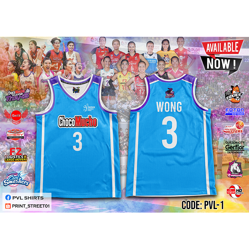 CHOCOMUCHO FLYING TITANS PVL JERSEY| FULL SUBLIMATION JERSEY | Shopee ...