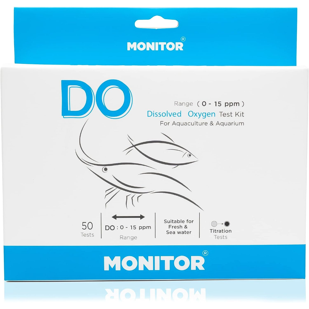 Monitor DISSOLVED Oxygen Test KIT (50 Tests) - Monitor Aquarium and ...