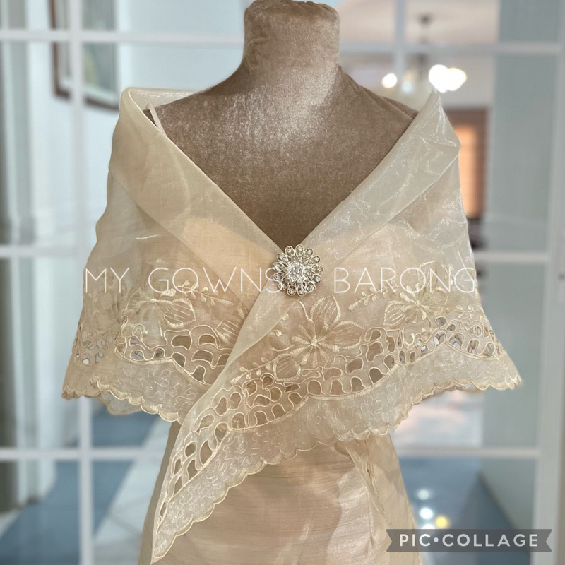 FILIPINIANA ALAMPAY WITH BROOTCH | Shopee Philippines