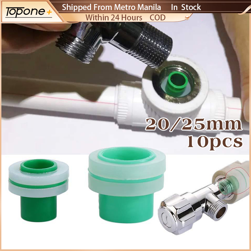 10pcs Water Faucet PPR Pipe Plugs 1/2" 3/4" Inner Thread Pipe Fitting ...
