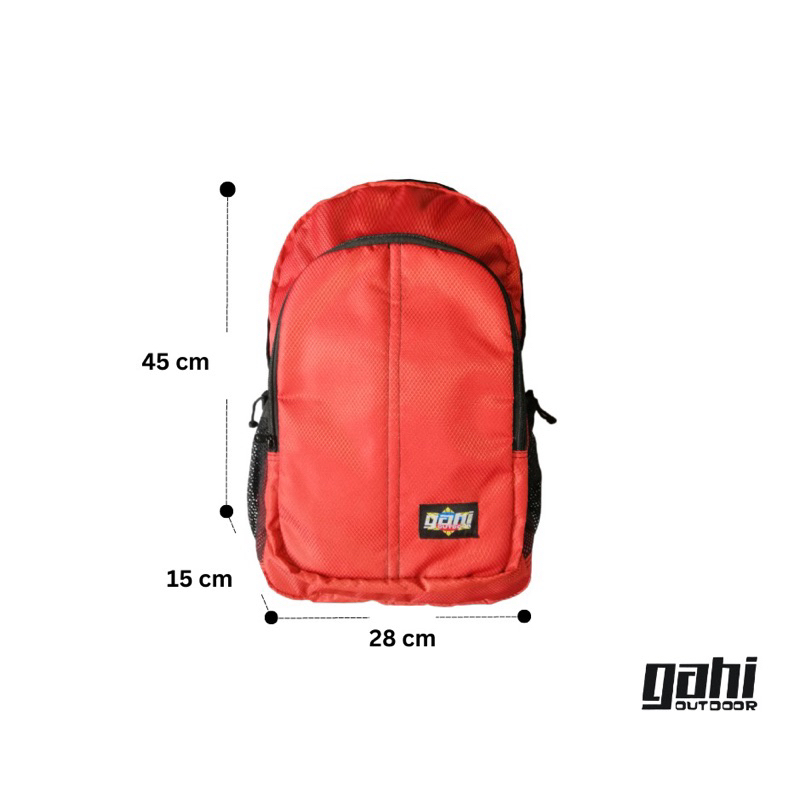 Gahi Outdoor School Bag & Travel Bag Plain Color for Adults | Shopee ...