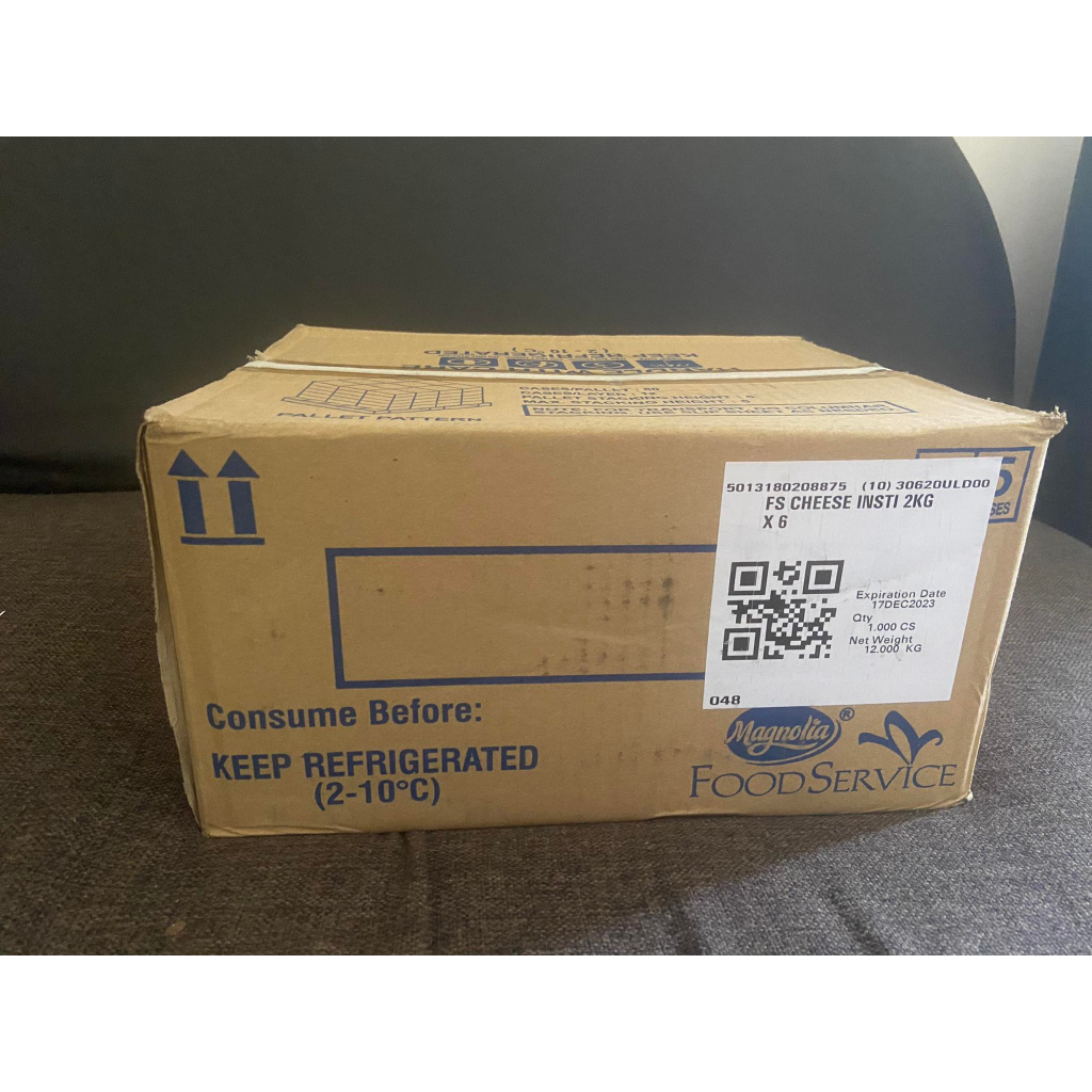 Magnolia Cheese FOOD SERVICE 1 BOX (2KG x 6 bars) march 2025 expiry | Shopee Philippines