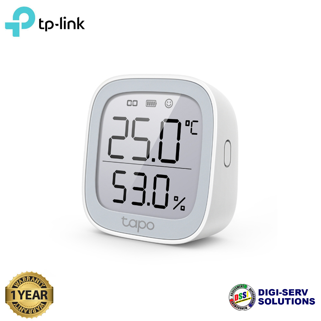 TP-Link Tapo T315 Tapo Smart Temperature & Humidity Monitor, Real-Time ...