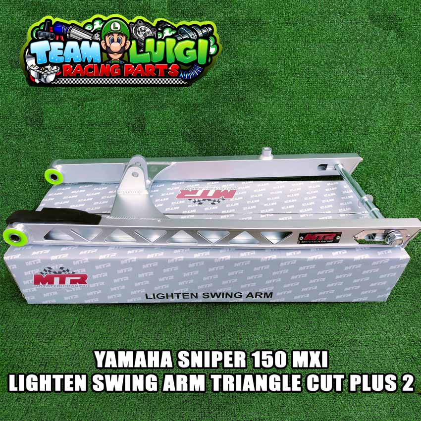 MTR YAMAHA SNIPER 150 MXI LIGHTEN SWING ARM TRIANGLE CUT PLUS 2 ...