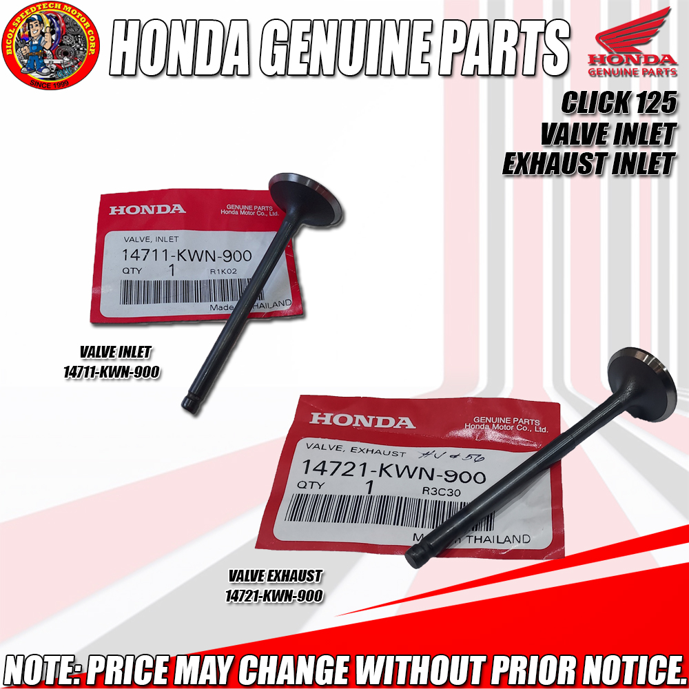 CLICK 125 I V1/V2 INTAKE and EXHAUST VALVE HPI (HPI) (Genuine: 14711 ...