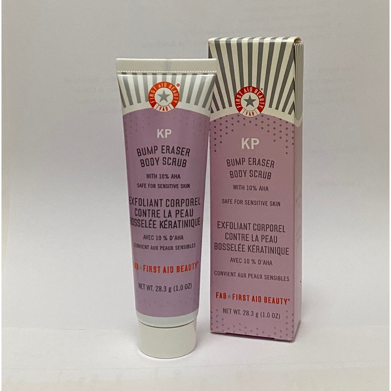 First Aid Beauty KP Bump Eraser Body Scrub with 10% AHA 28.3 grams ...
