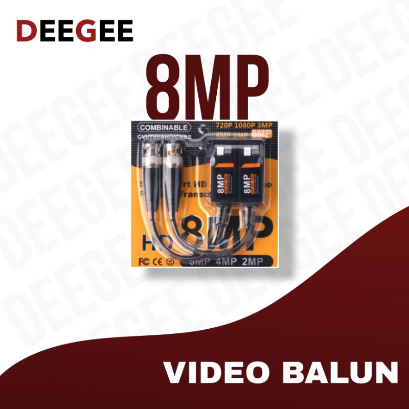 1080P HD TVI CVI AHD BNC 8MP Passive UTP Twisted pair video balun for ...