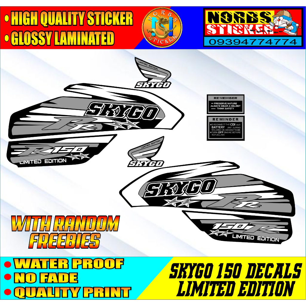 SKYGO 150 DECALS LIMITED EDITION | Shopee Philippines