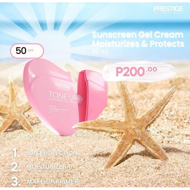 PRESTIGE Tone Up Sunscreen Spf50 50g. | Shopee Philippines