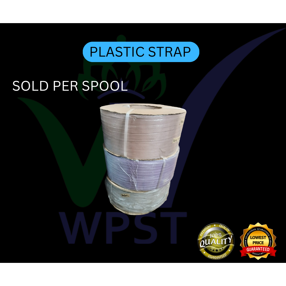 PLASTIC STRAP (SPOOL) 15mm X 63M X 11KG | Shopee Philippines