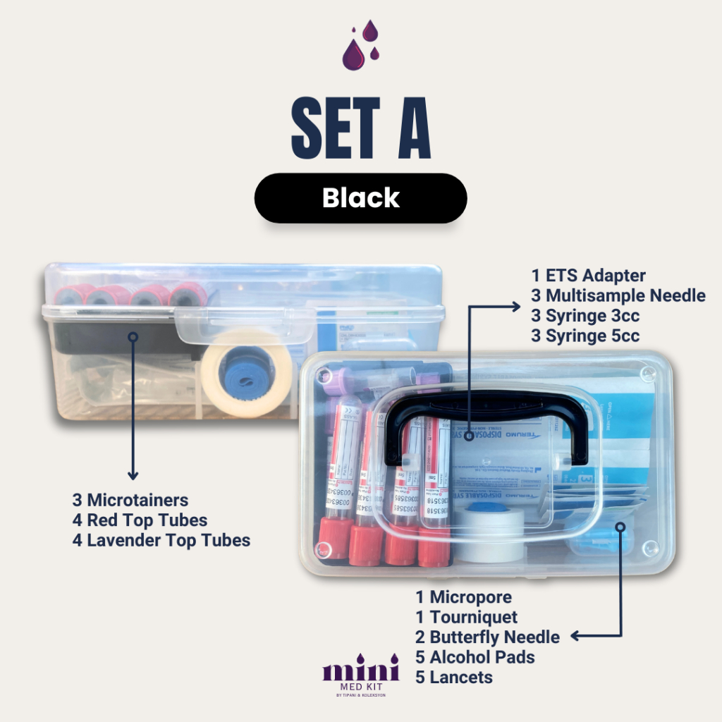 Mini MedKit / Phlebotomy Kit with Complete Set for MedTech Students ...