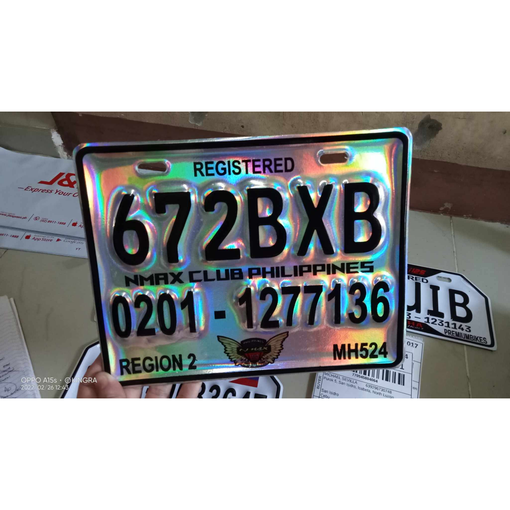 HOLOGRAM TEMPORARY PLATE FOR STANDARD SIZE AND THAI SIZE | Shopee ...