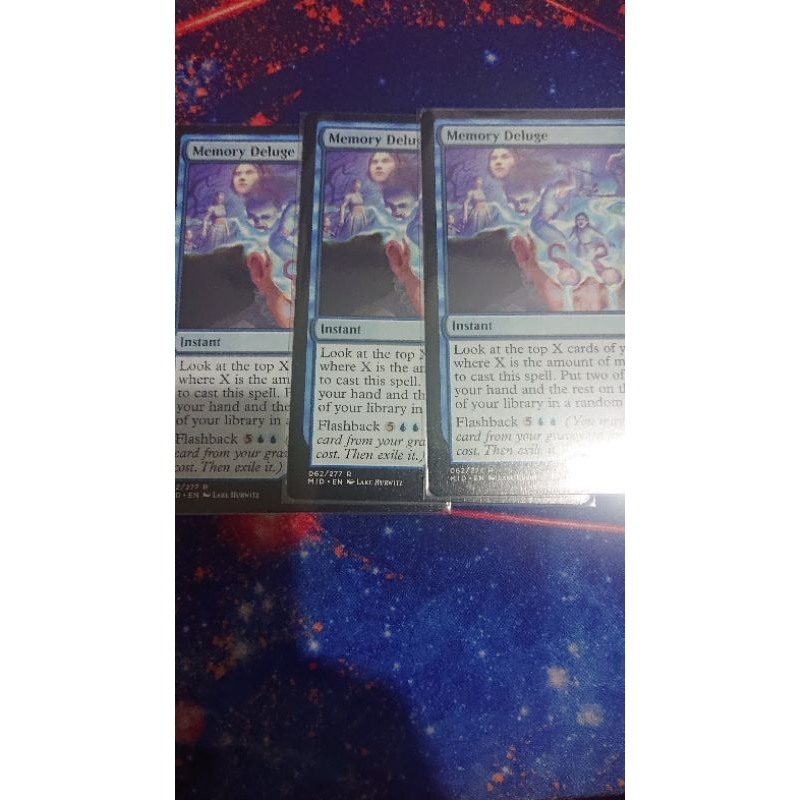 Memory Deluge mtg card | Shopee Philippines